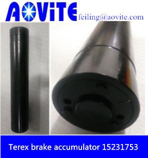 China Chinese wholesale terex TR100 heavy truck accumulator -precharged  (800 PSI) 15231753 for sale