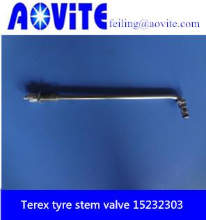China Terex 3307 off -highway truck wheel rim stem valve 15232303 for sale
