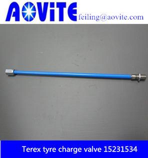 China AOVITE 15231534 tyre charge valve for Terex TR100 mining truck for sale