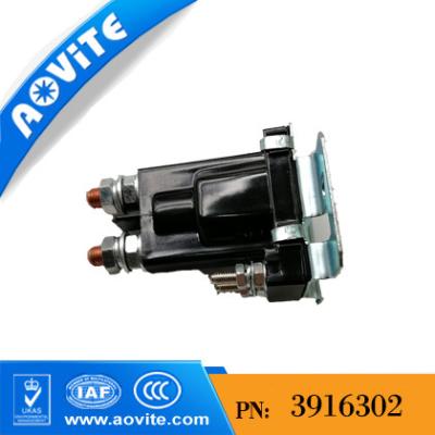 China Genuine C8.3 L10 QSM11 QSX15 engine 24V solenoid magnetic switch 3916302 for GZB Excavator part Starter Relay Starting R for sale