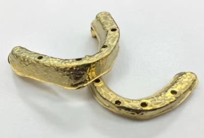 China Full Zirconia Bridge With Titanium Bar Support, Long-lasting Titanium Bar Supported Zirconia Crowns With Bridges for sale