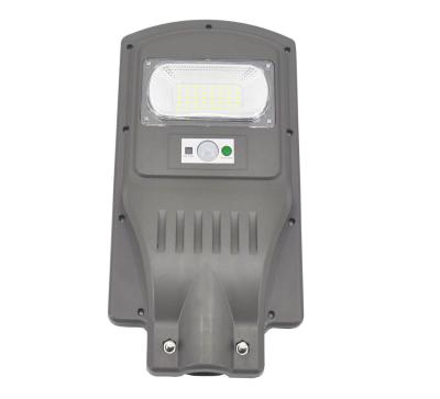 China 20W Solar LED street  Light ABS material ALL IN ONE  with time control  light control and PIR sensor for sale