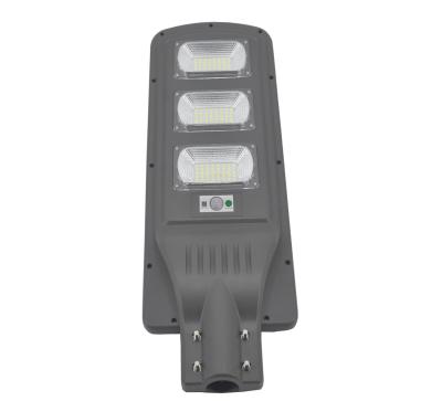 China 60W  ABS material ALL IN ONE with time control  light control and PIR sensor Solar LED street  Light for home use for sale