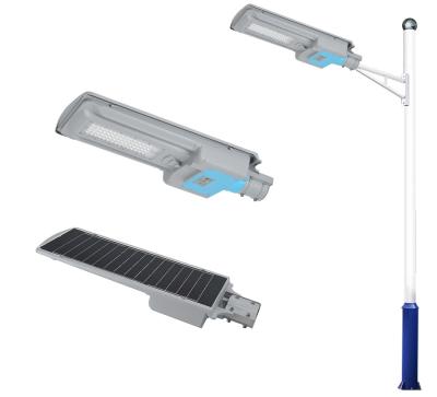 China 60w 120w battery with pole led solar power street light,integrated all in one led solar street light outdoor all in one for sale
