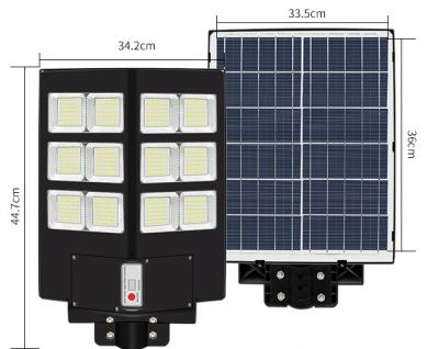 China motion wall mount pole mount waterproof IP65 ABS material integrated led all in one solar street light outdoor 300watt for sale