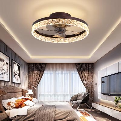 China Modern Ceiling Lights Fans Lamp LED Remote Control Changeable Adjustable Indoor Home Decoration Living Dining Room 30W for sale