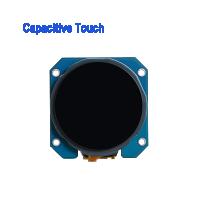 China 1.28-inch TFT LCD display, IPS screen, circular display, capacitive touch screen, GC9A01 driver,segment lcd display,segment lcd for sale