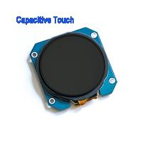 China 1.28-inch TFT LCD display, IPS screen, circular display, capacitive touch screen, GC9A01 driver,segment lcd display,segment lcd for sale