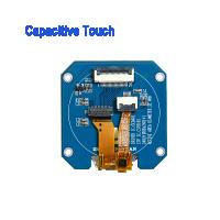 China 1.28-inch TFT LCD display, IPS screen, circular display, capacitive touch screen, GC9A01 driver,segment lcd display,segment lcd for sale