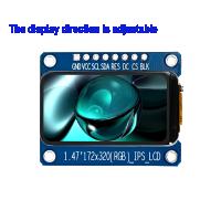 China 1.47-inch lcd display, high-definition ips172x320, st7789 drive LCD screen, screen can be flipped,segment lcd display,segment lcd for sale