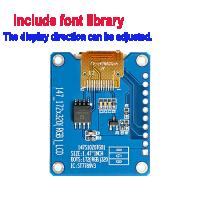 China 1.47-inch high-definition IPS display module with ST7789 driver, featuring a resolution of 172x320, equipped with a character library, and the display direction can be adjusted,segment lcd display,seg for sale