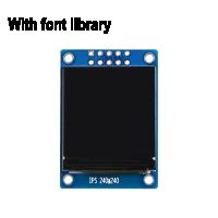 China 1.3-inch IPS 240X240 TFT high-definition LCD display with character library ,segment lcd display,segment lcd for sale