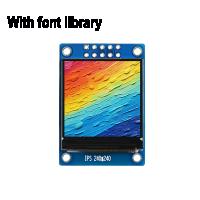 China 1.3-inch IPS 240X240 TFT high-definition LCD display with character library ,segment lcd display,segment lcd for sale