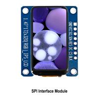 China 1.47 inches, driven by ST7789, with a TFT display screen of 172*320 resolution. Optional bare screen or SPI interface module for sale