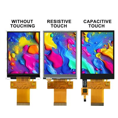 China 3.2 inches, equipped with ili9341/ST7789 driver, 240X320 TFT high-definition display screen, with optional touch or non-touch functions for sale