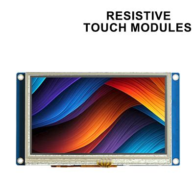 China 4.3-inch, NV3047-driven, 480×272 TFT high-definition display module, available in non-touch or touchscreen versions for sale