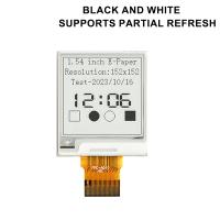 China 1.54-inch, 152×152 monochrome EPD e-paper display for sale