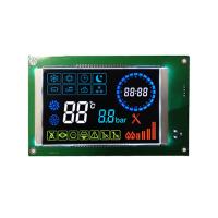 China 4.6-inch VA Segmented LCD PCB Module with Black Mask & Color Silk-Screen,segment lcd display,segment lcd for sale