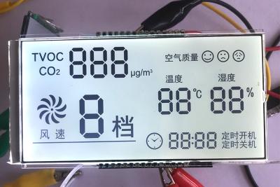 China OEM ODM Normally Black Transmissive HTN LCD Display with 1621 Driver IC,segment lcd display,segment lcd for sale