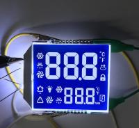 China Custom HTN Negative Blue‑Film Segment LCD Screen for Freezer & Refrigerator Appliance,segment lcd display,segment lcd for sale