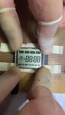 China Custom TN Segment LCD Display 15 Pins Reflective Positive for Timers and Appliances for sale