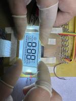 China TN LCD Display with White LED Backlight 50.4x26.4mm 12 Pins for Kitchen Appliances for sale