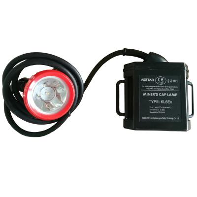 China Asttar Safety Helmet Lamp LED Mining Cap Lamp Atex Miner Lamp Kl6ex for sale