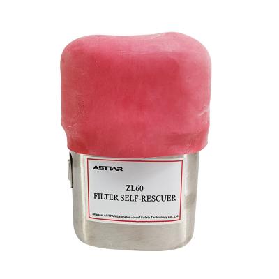 China Asttar 60min Filter Self Rescuer Zl60 for Mining for sale