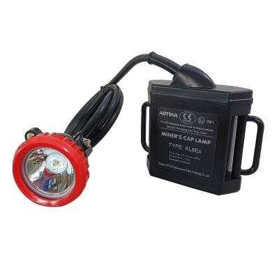 China Rechargeable LED Headlamp Underground Intrinsically Safe Miner Cap Lamp Kl6ex for sale