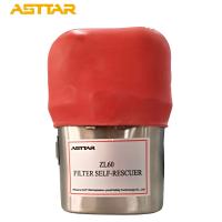 China Zl60 Coal Mine Safety Filtered Self-Rescuer Respirator Underground Mining Use Breathing Apparatus with China Asttar Brand for sale