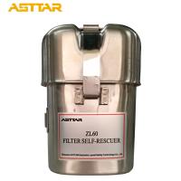 China Zl60 Coal Mine Safety Filtered Self-Rescuer Respirator Underground Mining Use Breathing Apparatus with China Asttar Brand for sale
