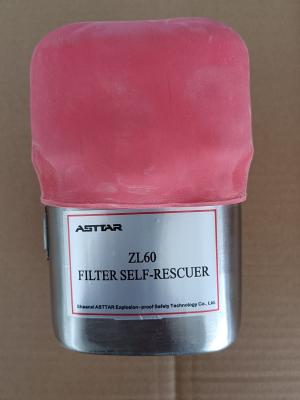 China Zl60 Filter Self-Rescuer Respirator Underground Mining Use From China Asttar Brand for sale