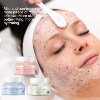 China OEM ODM Custom Label Anti-Aging Whitening Jelly Facial Mask with Collagen - 10 Varieties, 72-Hour Moisturizing for sale