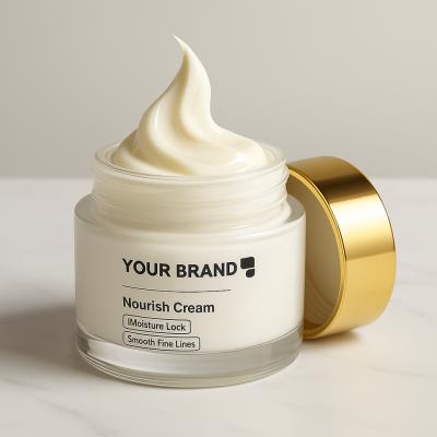 China OEM ODM Hyaluronic Acid Vitamin C Face Cream with 72-Hour Hydration and Multi-Weight HA Complex for Anti-Aging for sale