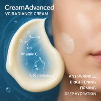 China OEM ODM Hyaluronic Acid Vitamin C Face Cream with 72-Hour Hydration and Multi-Weight HA Complex for Anti-Aging for sale