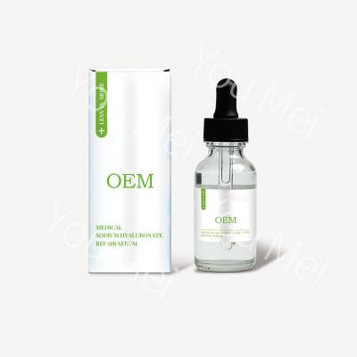 China OEM ODM Customized Hyaluronic Acid Serum 30ml 50ml Dropper Bottle Deep Hydration Barrier Repair for sale