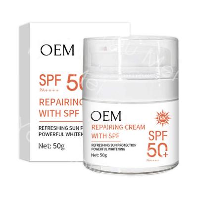 China SPF 50+ PA++++ Sun Protection Cream with 23% Zinc Oxide - OEM/ODM Manufacturing for Private Label Brands for sale