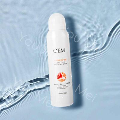 China Whitening Sunscreen Spray with 2% Alpha-Arbutin & 5% Niacinamide | SPF50+ PA++++ Protection | GMP Certified for sale