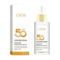 China Customized Collagen Sunscreen Serum SPF50 Anti Aging Brightening Acne Control 30ml for sale