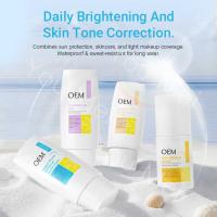 China Private Label Sunscreen SPF 50 Water Resistant Sweatproof Body Sunscreen Cream 30ml for sale