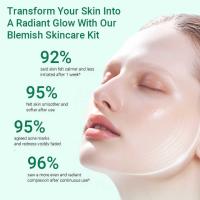 China Anti Acne Ceramide NP Sodium Hyaluronate Facial Skincare Set 1000pcs Black Spot Whitening for sale