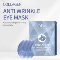 China Crystal Collagen Hydrogel Eye Mask with 5 Molecular Weight HA & Vegan Collagen - 0.8mm-2mm Thickness for Anti-Wrinkle Care for sale