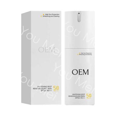 China OEM ODM Custom Sunscreen Manufacturing SPF 30-100 with GMP ISO Certification 10000 Unit MOQ for sale