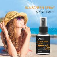 China OEM SPF 50 Sunscreen Spray & Moisturizing Cream Set with 80-Minute Waterproof Protection and Mineral Formula for sale