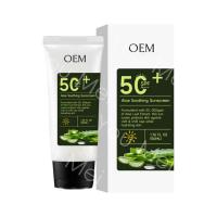 China ODM Zinc Oxide Facial Sunscreen SPF50+ PA+++ with 12-Hour Waterproof Protection and 68% Hydration Boost for sale