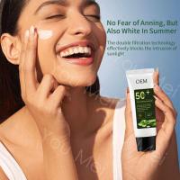 China ODM Zinc Oxide Facial Sunscreen SPF50+ PA+++ with 12-Hour Waterproof Protection and 68% Hydration Boost for sale