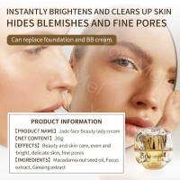 China Jade Face Beauty Lady Cream 30g with 12% Ginsenosides for Dark Spot Correction and Anti-Wrinkle Treatment for sale