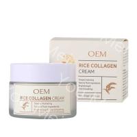 China Vegan Collagen & Rice Bran Cream with 5-20% Rice Extract - Anti-Aging & Brightening Formula for sale
