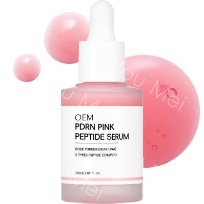 China Salmon DNA PDRN Pink Peptide Collagen Serum 30ml Anti-Aging Moisturizing Firming for sale