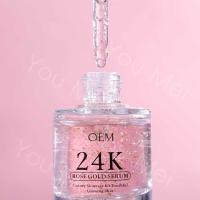 China 24K Gold Rose Serum with Hyaluronic Acid 3-Year Shelf Life for Whitening and Anti-Wrinkle Skincare for sale